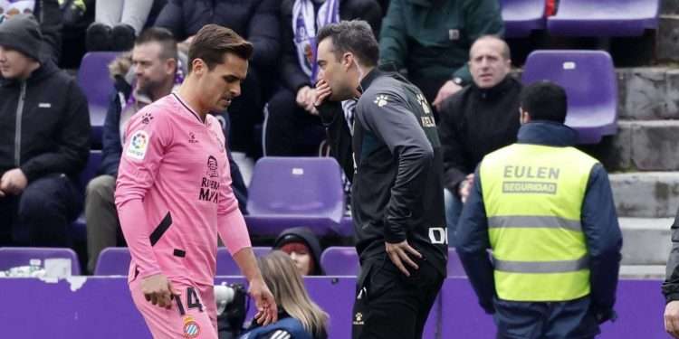 Brian Oliván sufre un traumatismo en la pierna izquierda