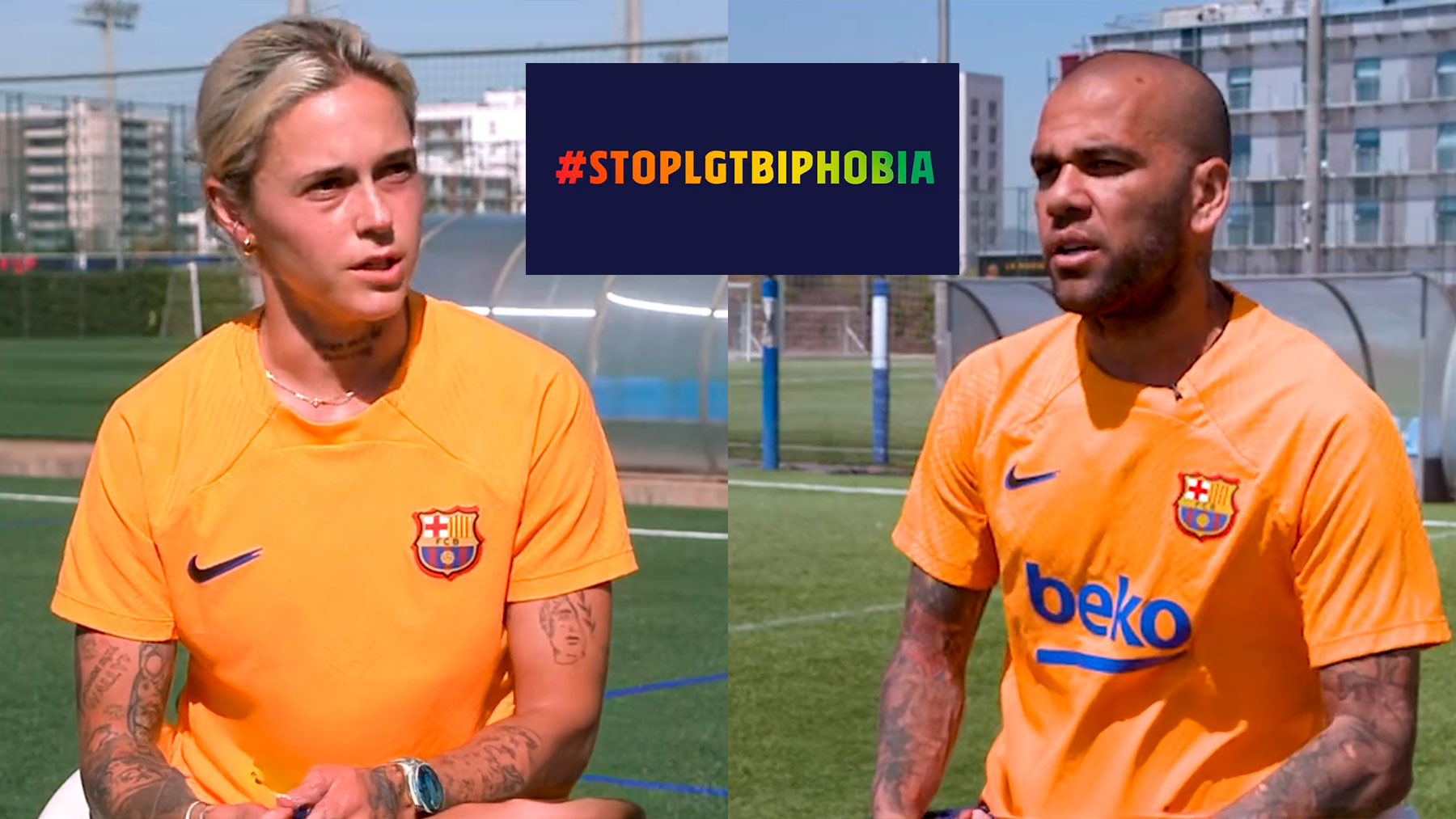 Mapi León y Dani Alves: los protagonistas del vídeo del Barça que hoy ...